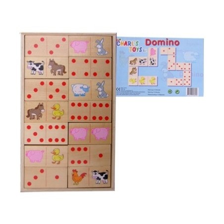 groot houten domino spel
